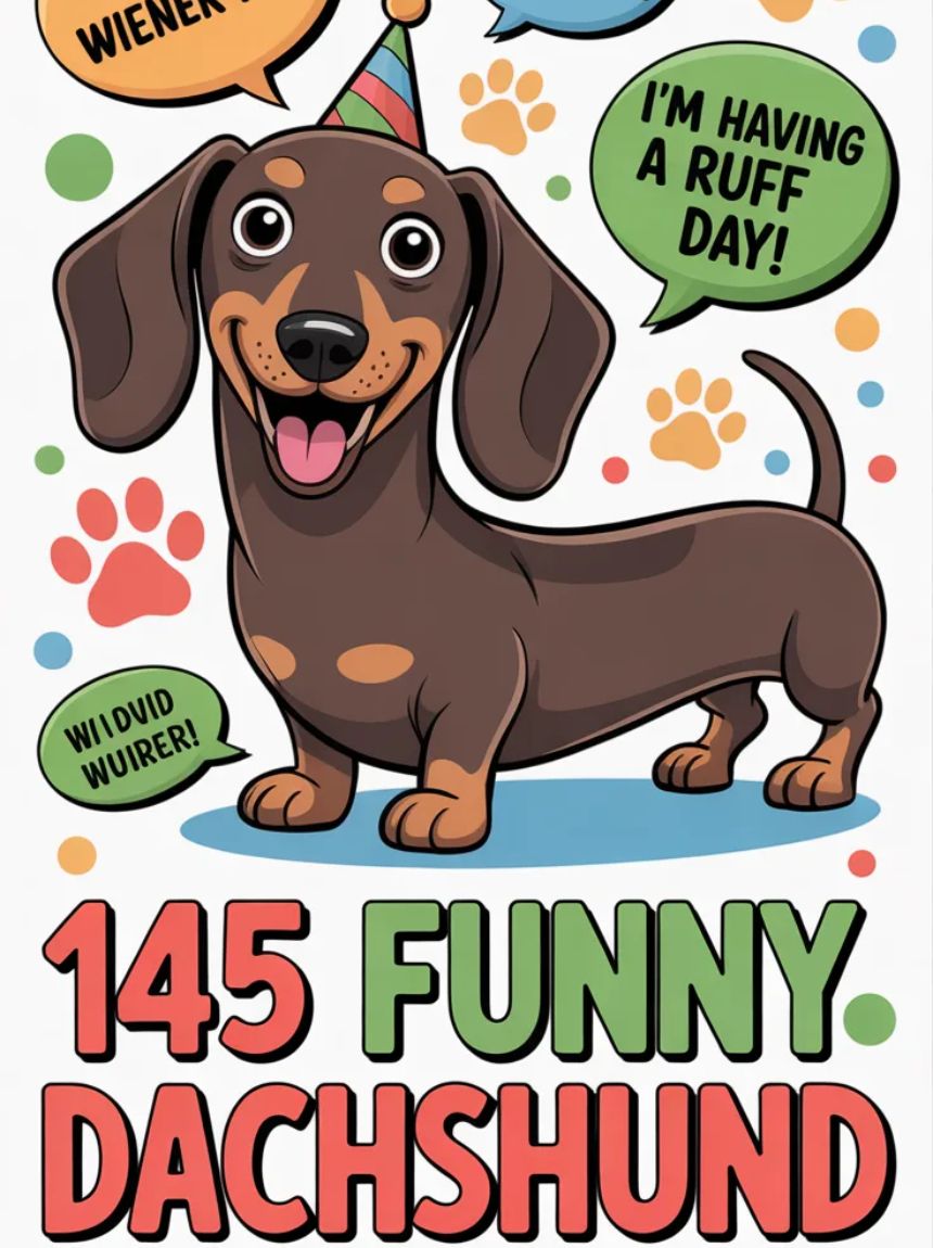 145+ Funny Dachshund Puns & Jokes One Liner (2025)