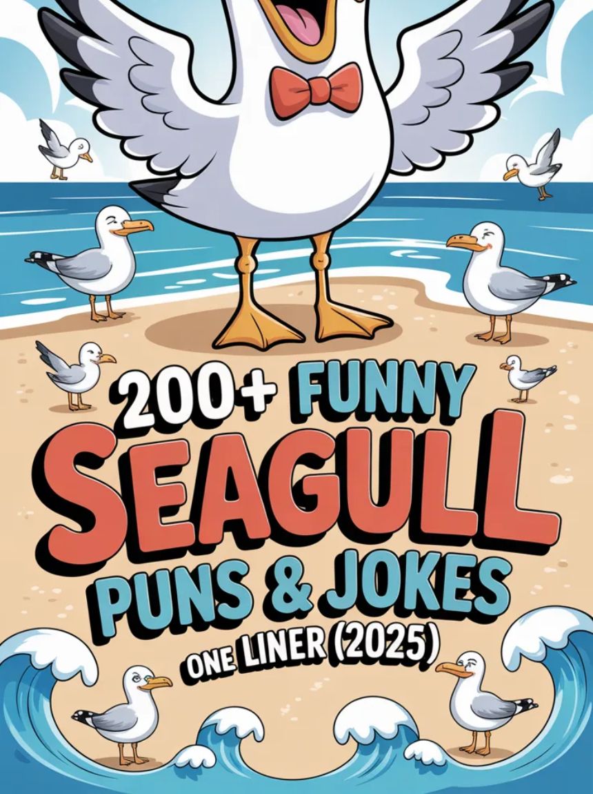 200+ Funny Seagull Puns & Jokes One Liner (2025)