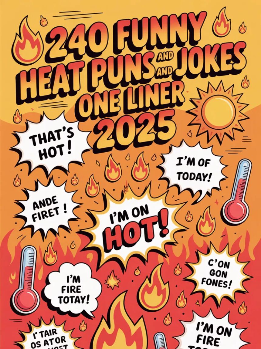 240+ Funny Heat Puns & Jokes One Liner (2025)