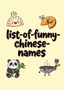 120+ Funny Chinese Name Puns & Jokes One Liner (2025)