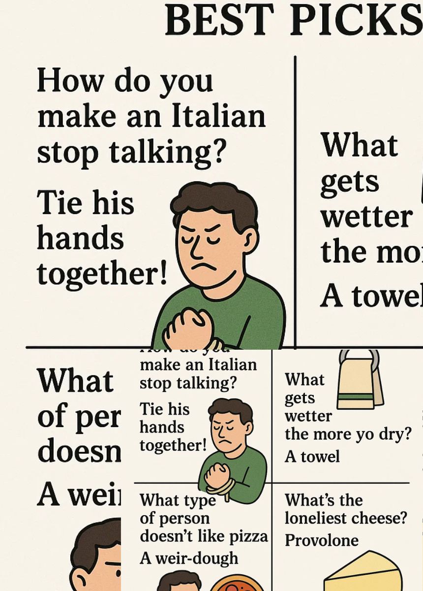 175+ Funny Italian Puns & Jokes One Liner (2025)