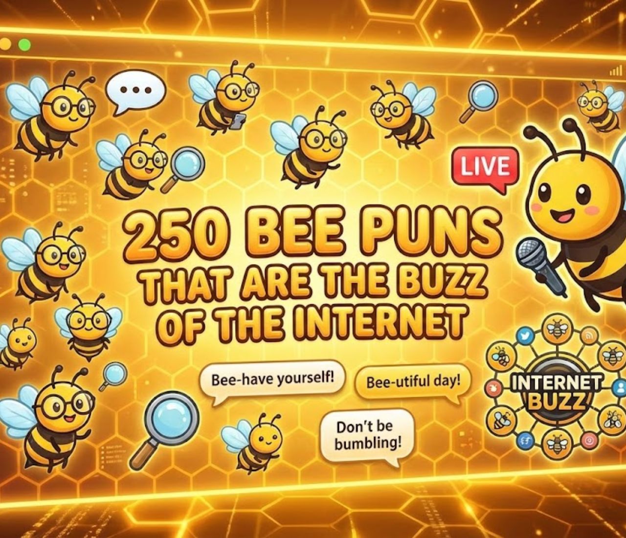250+ Bee Puns That Are the Buzz of the Internet